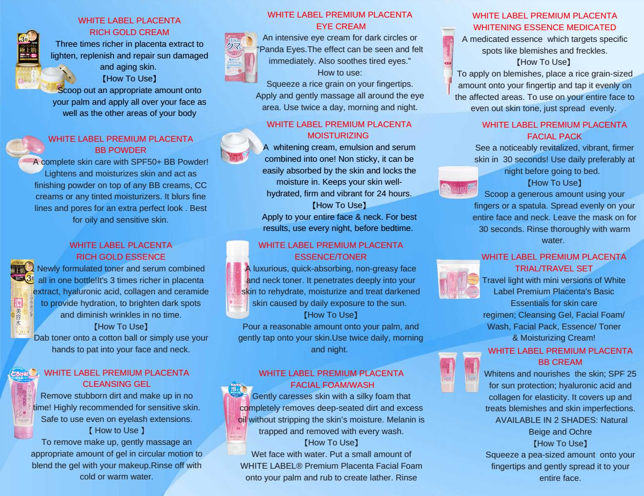 My White Label Premium Placenta Skin Care Journey – MomTraNeur